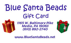 Blue Santa Beads